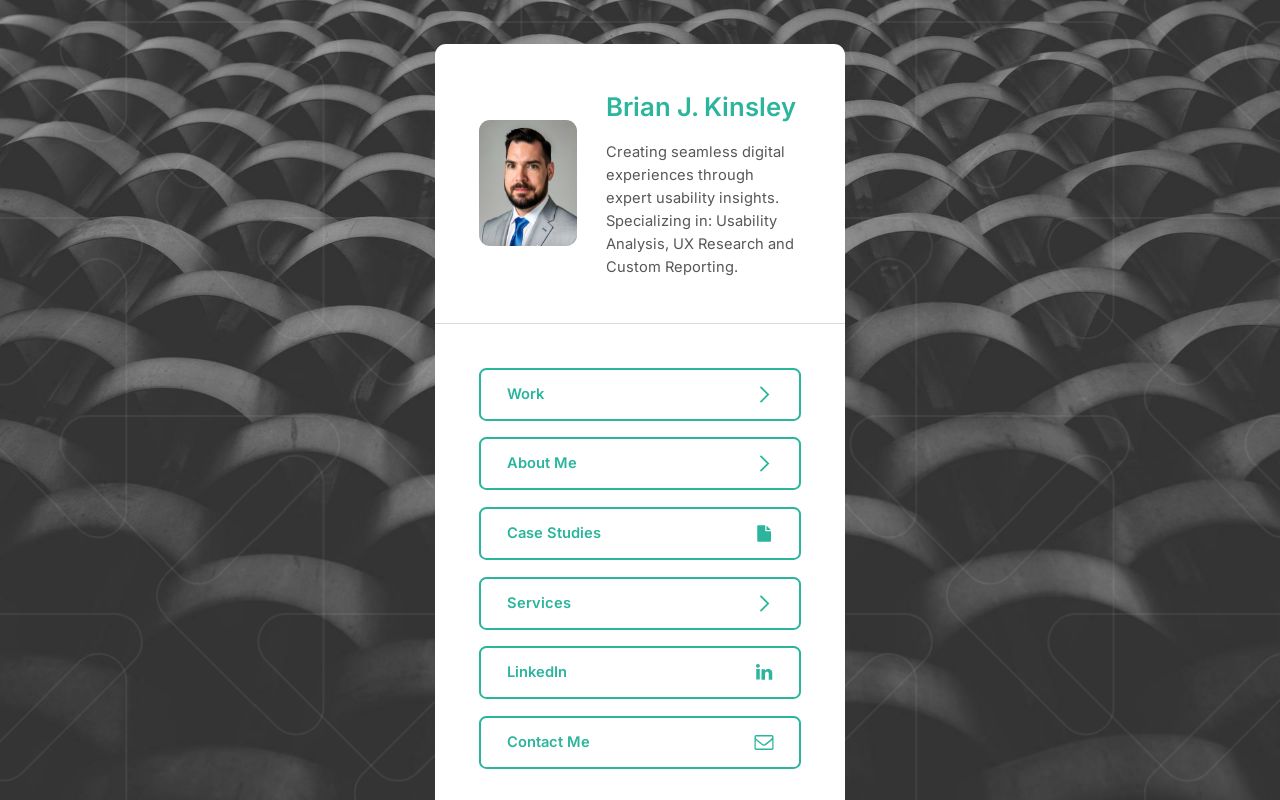 Brian J Kinsley | Usability Analyst & CX Consultant